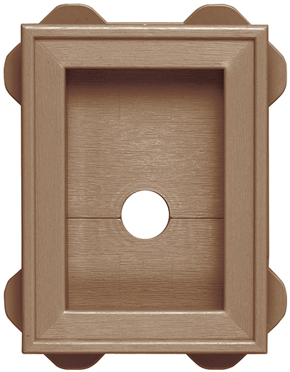 Mini-Split Mounting Block for Insulated Siding