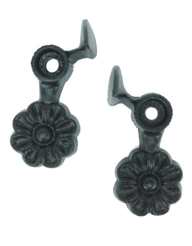 4 1/2" Flower Shutter Holdbacks (Pair) | Larson Shutter