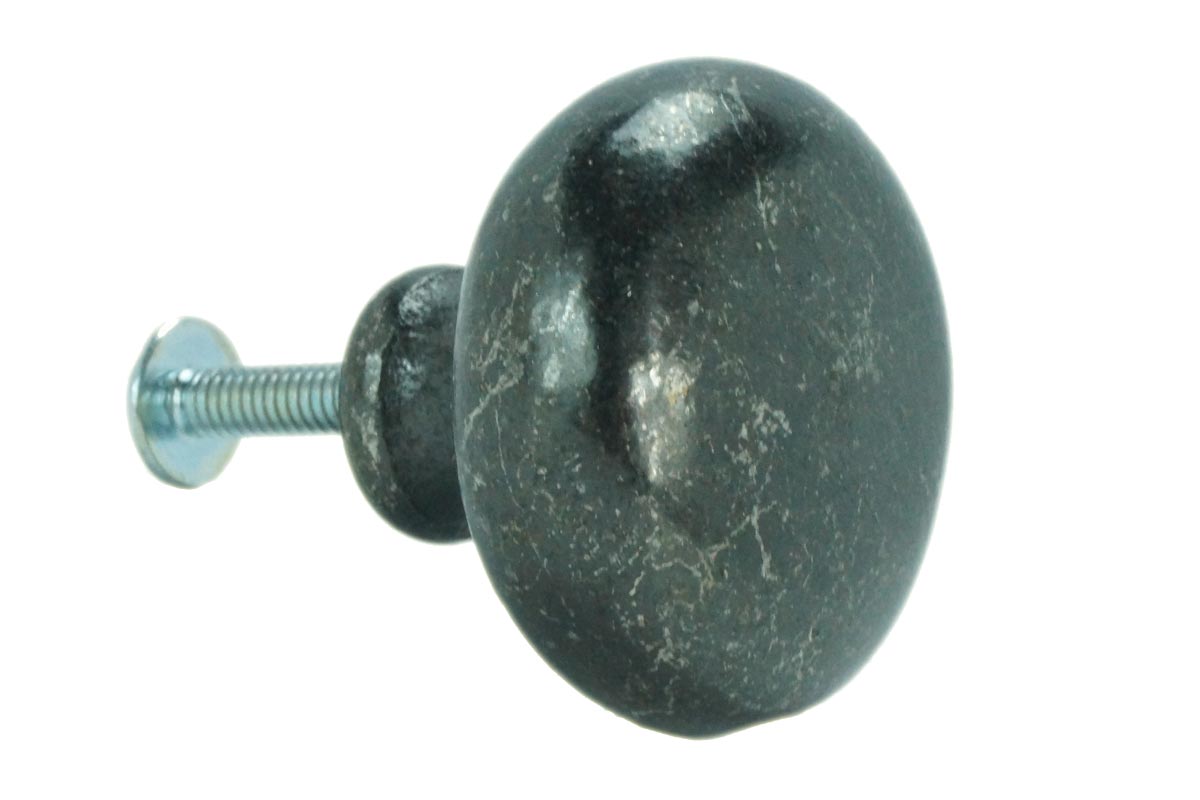 1 1/4" Round Nickel Finish Cabinet Knob | Larson Shutter