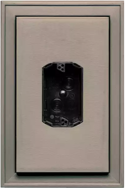 Super Jumbo Electrical Block - Centered | Larson Shutter