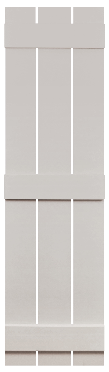 Fiberglass Composite Closed Board & Batten Shutters - 2 Pack