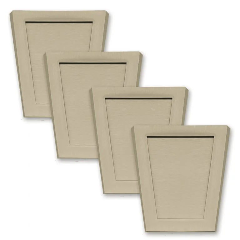 Mid-America Gable Vent Keystone (4 Pack) | Larson Shutter