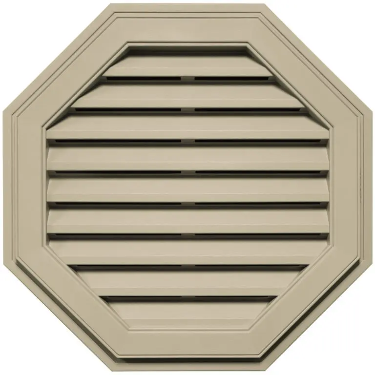 22-Inch Octagon Vinyl Gable Vent | Larson Shutter