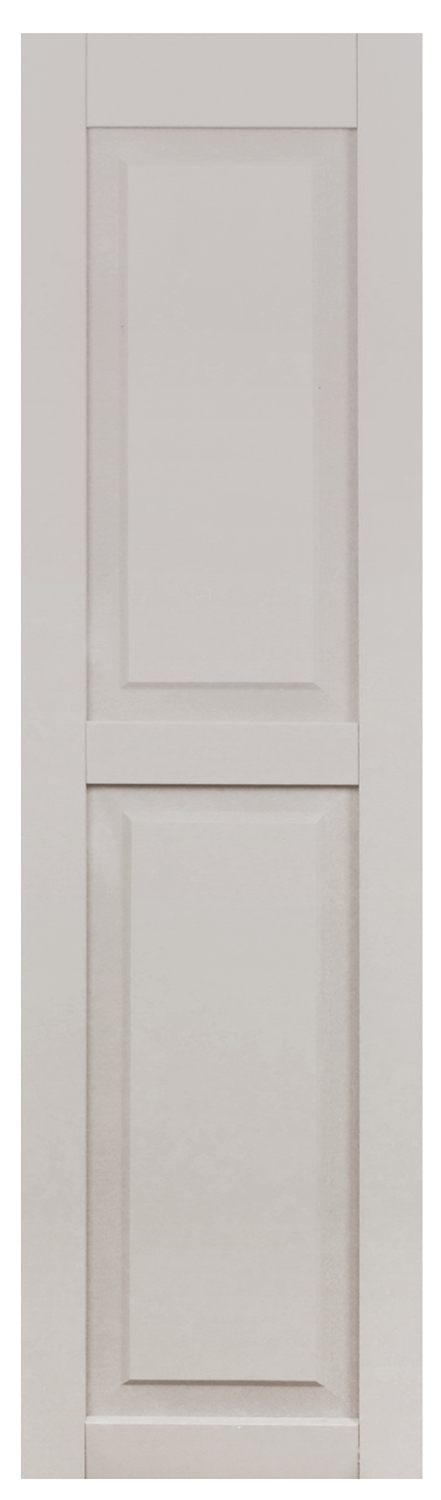 Premium Fiberglass Composite Paneled Shutters - 2 Pack