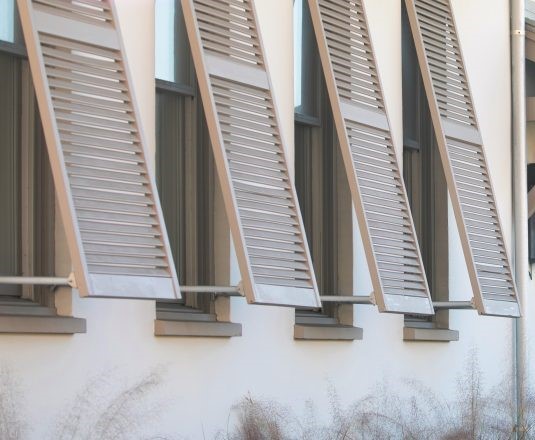 Pl;acjerCraft PVC Bahama-Style Shutters | Larson Shutter