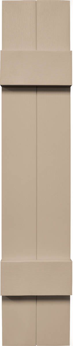Custom 7", 2 Board Joined Board-N-Batten Vinyl Shutters (2 pack ...