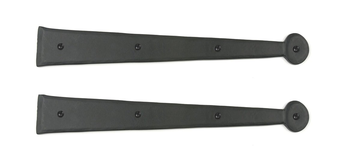 Suffolk Style Cast Aluminum Hinge Front (pair): Larson Shutter Company