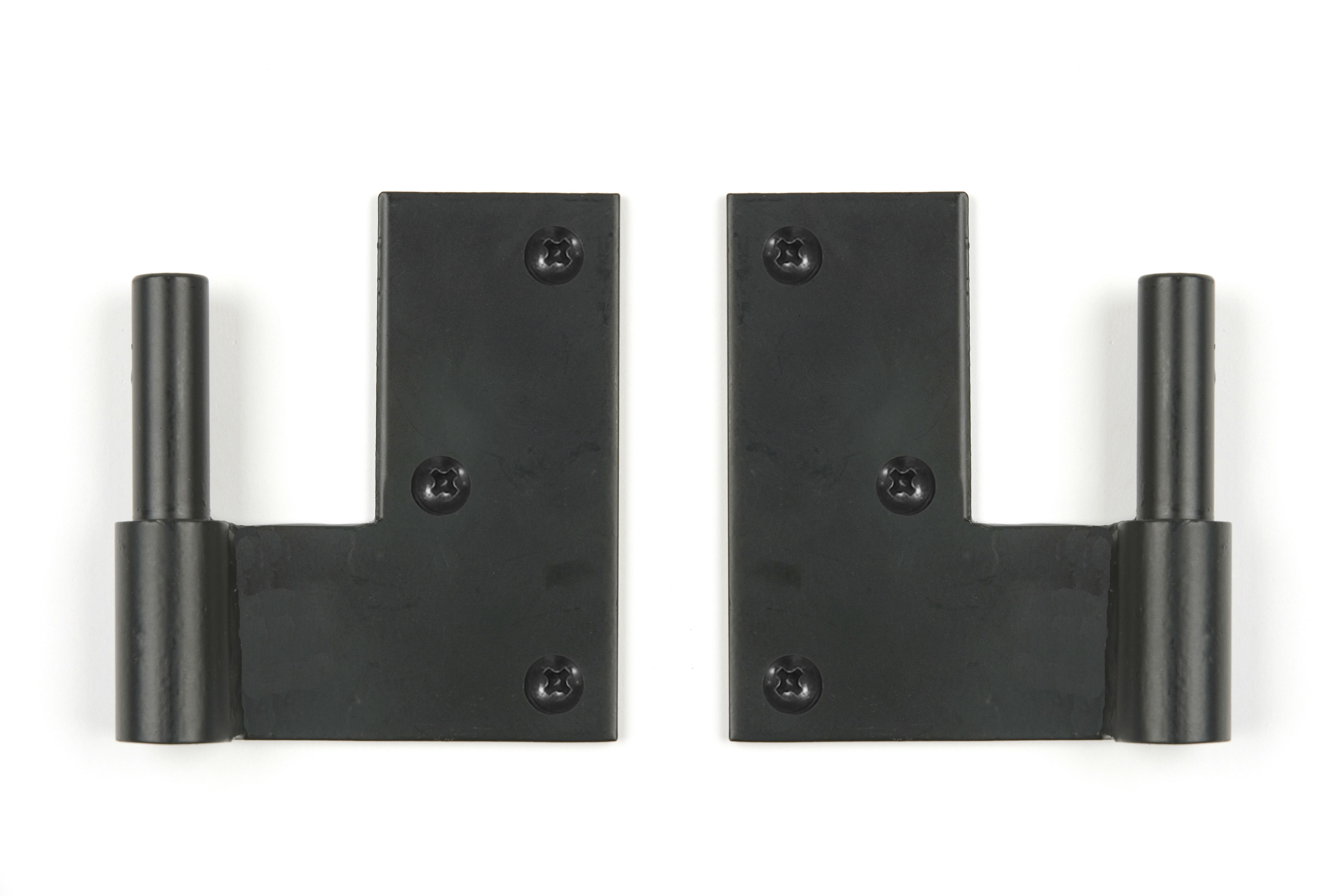 Hand Forged Steel 2 1/2" Offset Leaf Pintels | Larson Shutter