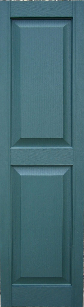 Premier Raised Panel Vinyl Exterior Shutters | 15 Inch Shutters