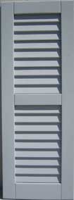 Composite Louvered Shutters | Faux Wood Shutters Exterior