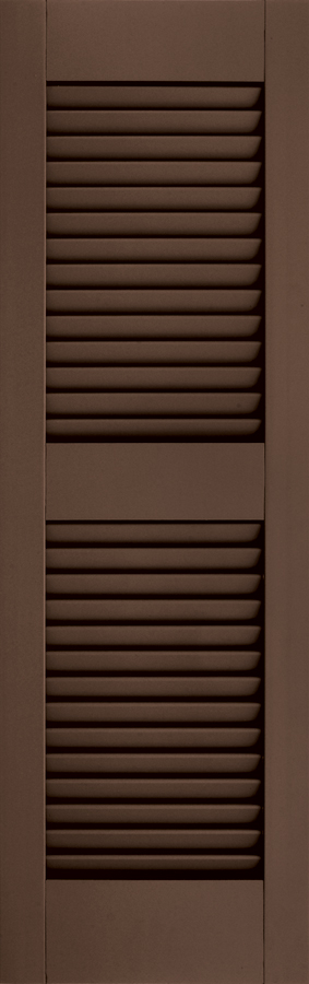 Atlantic Architectural - Louvered Colonial Exterior Shutter (2 pack): Larson Shutter Company