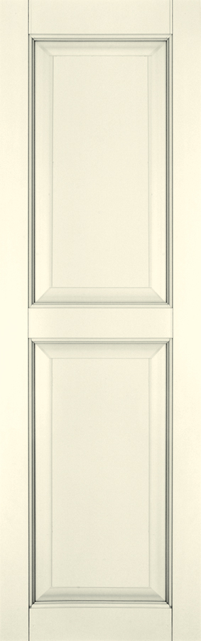Atlantic Architectural - Two Raised Panel Style Exterior Shutter (2 ...