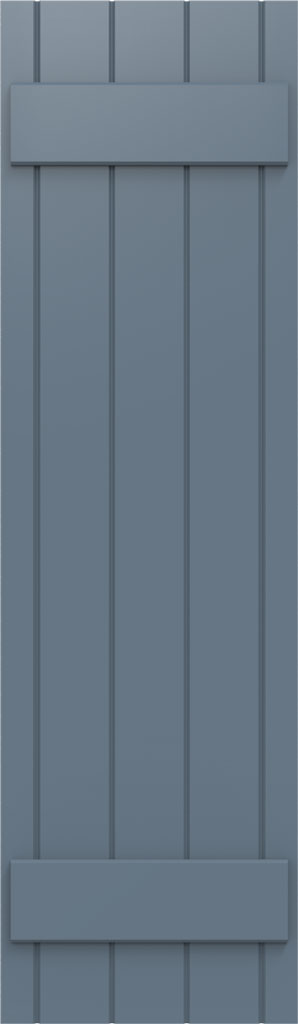 Architectural Classic Board & Batten Shutters, Exterior (2 Pack)