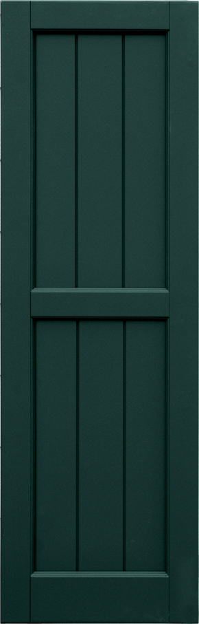 Atlantic Premium Shutters | Classic V-Groove Panel Shutter