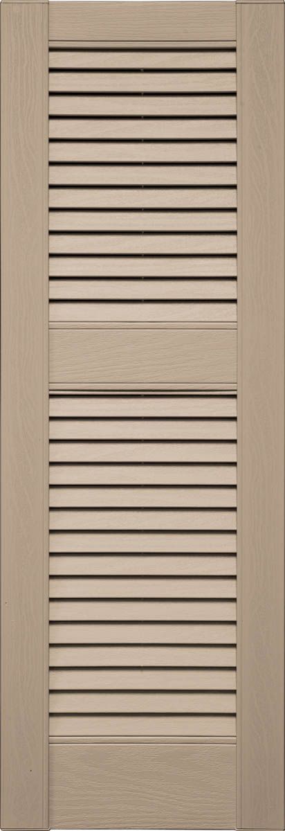 Open Louver Vinyl Shutters | Custom Louvered Window Shutters