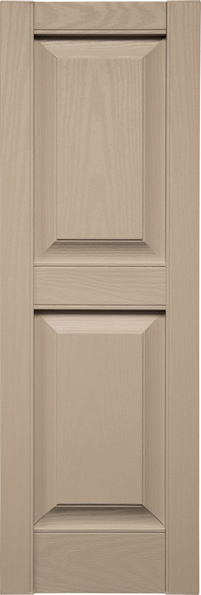 Custom Vinyl Shutters (Pair) | Exterior Raised Panel Shutters